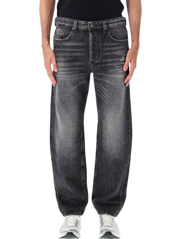 DIESEL® Distressed Washed Relaxed Fit Jeans