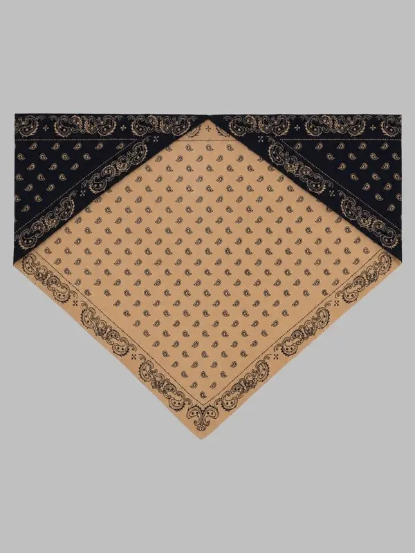 Guest In Residence Printed Square Scarf - Blue