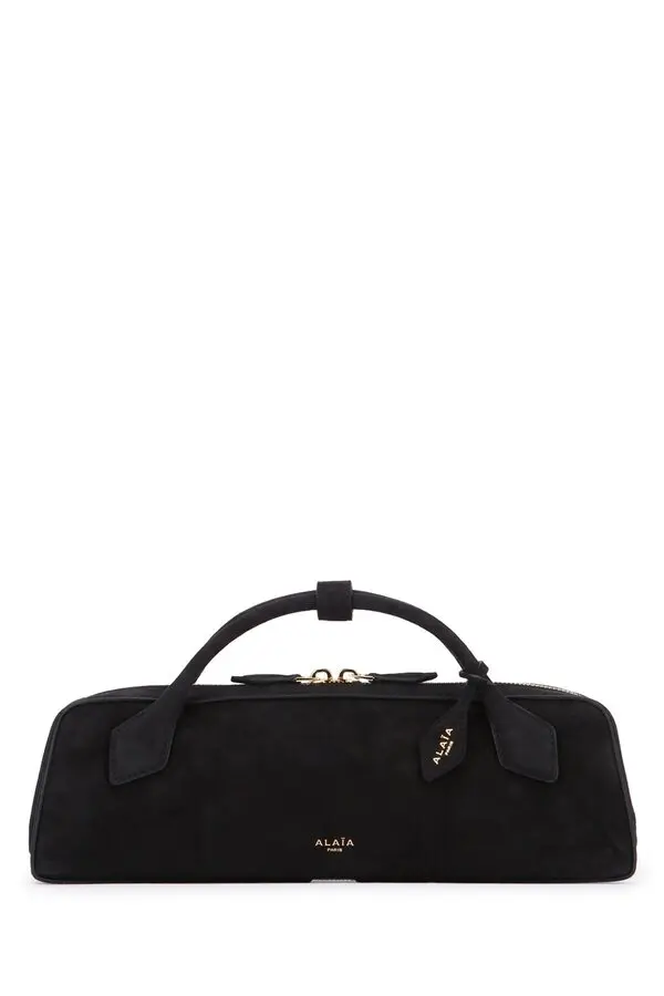 Alaïa Structured Top-handle Clutch Bag - Noir