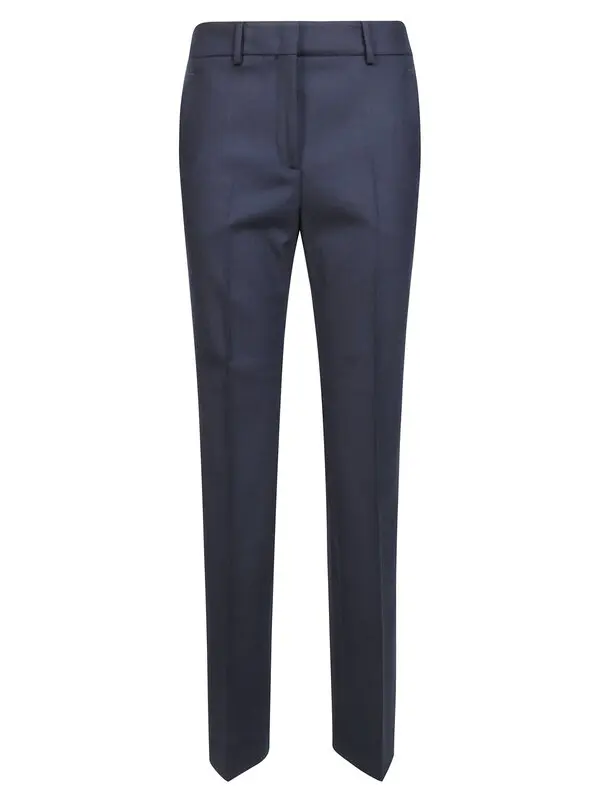 Incotex Tailored Straight Leg Trousers - Blu
