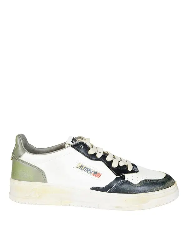 AUTRY Low-top Vintage-inspired Sneakers - Bianco