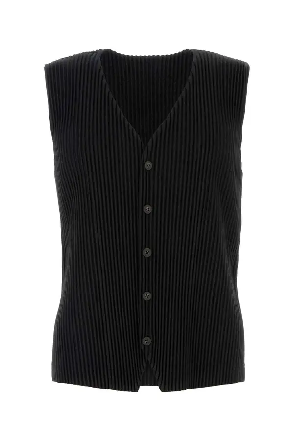 Issey Miyake Polyester Pleated Vest