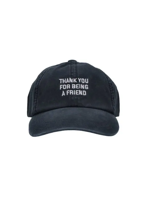 AMI Paris Embroidered Cotton Baseball Cap