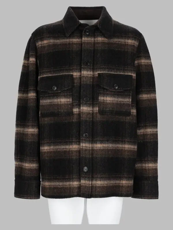 MARANT Plaid Wool Shirt Jacket