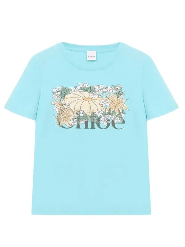 Chloé Logo T-shirt With Front Print