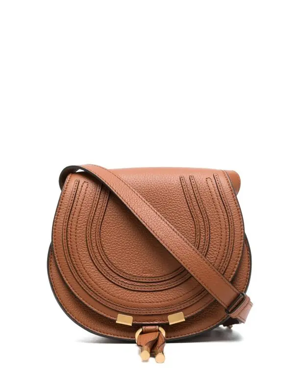 Chloé Leather Cross Body Bag - Marrone