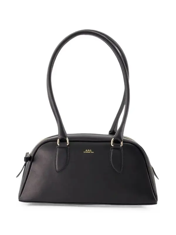 A.p.c. Paloma Leather Shoulder Handbag - Nero