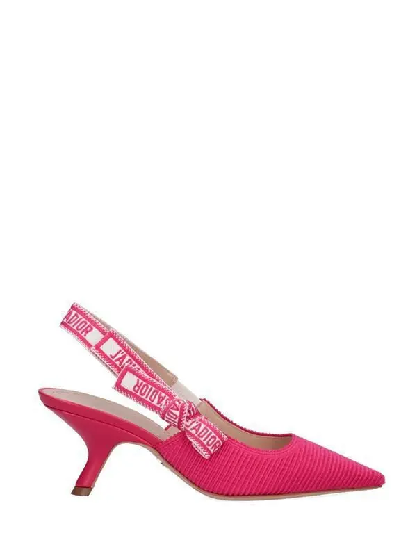 Dior Pointed-toe Slingback Kitten Heel Pumps