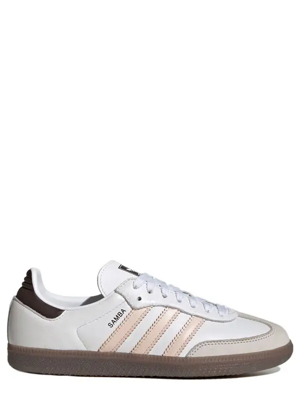 Adidas Leather Lace-up Sneaker - Bianco