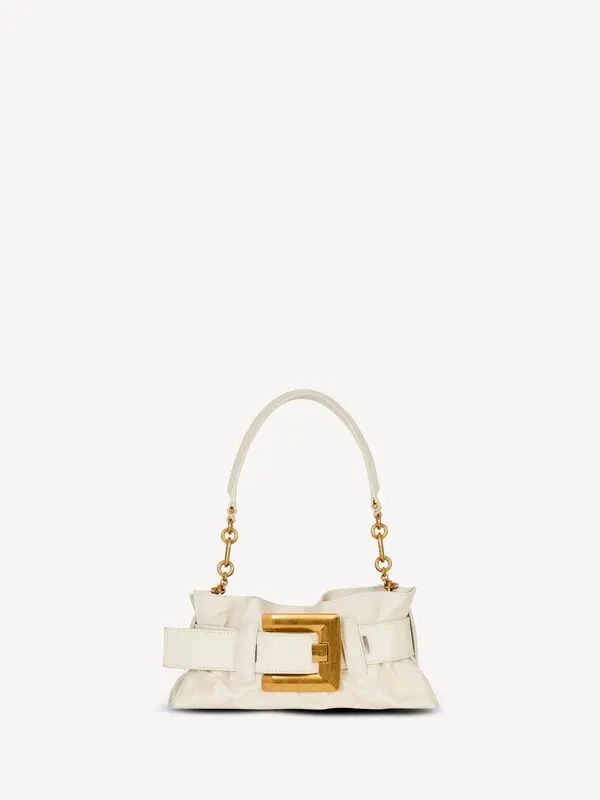 Balmain Leather Mini Anthem Bag
