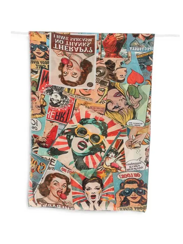 Faliero Sarti Power Print Stole