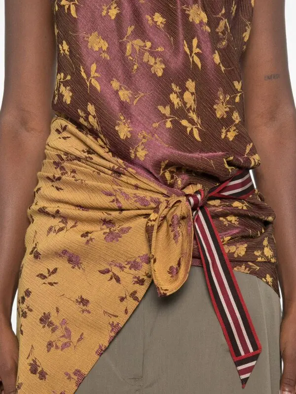 Dries Van Noten Carfys Printed Top