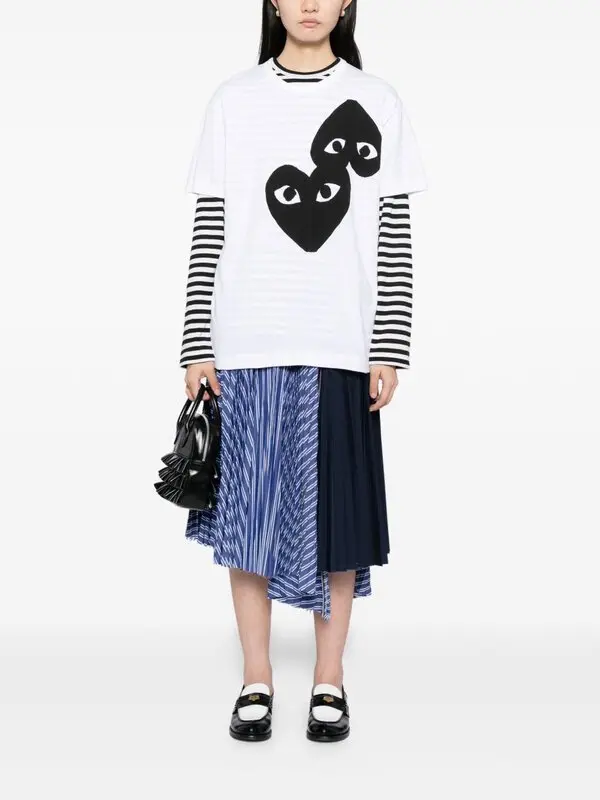 Play Comme Des Garcon Cotton T-shirt