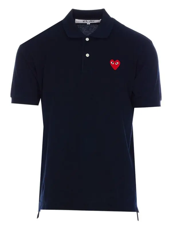 Play Comme Des Garcon Cotton Polo Shirt