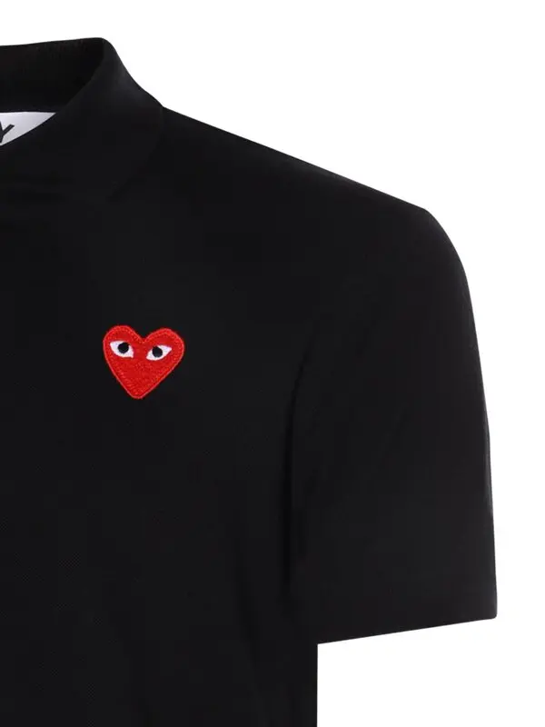 Play Comme Des Garcon Cotton Polo Shirt