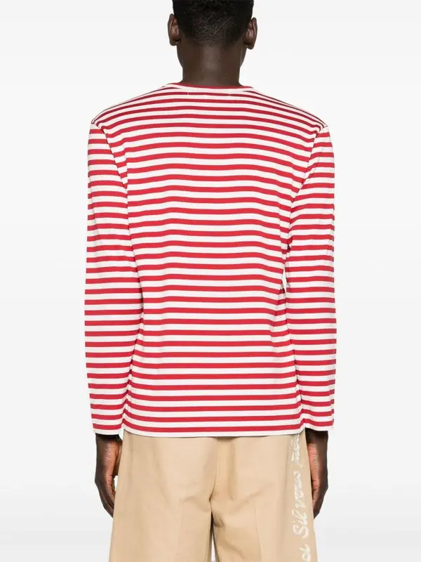 Play Comme Des Garcon Emblem Heart Cotton T-shirt
