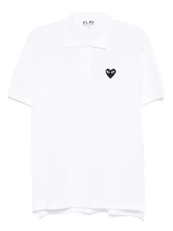 Play Comme Des Garcon Cotton Polo Shirt