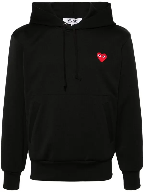 Play Comme Des Garcon Cotton Zipped Hoodie