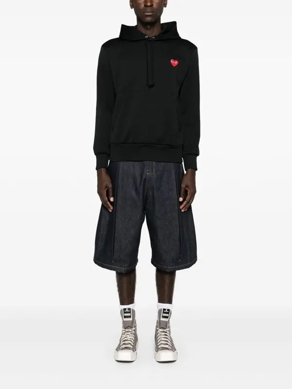 Play Comme Des Garcon Cotton Zipped Hoodie