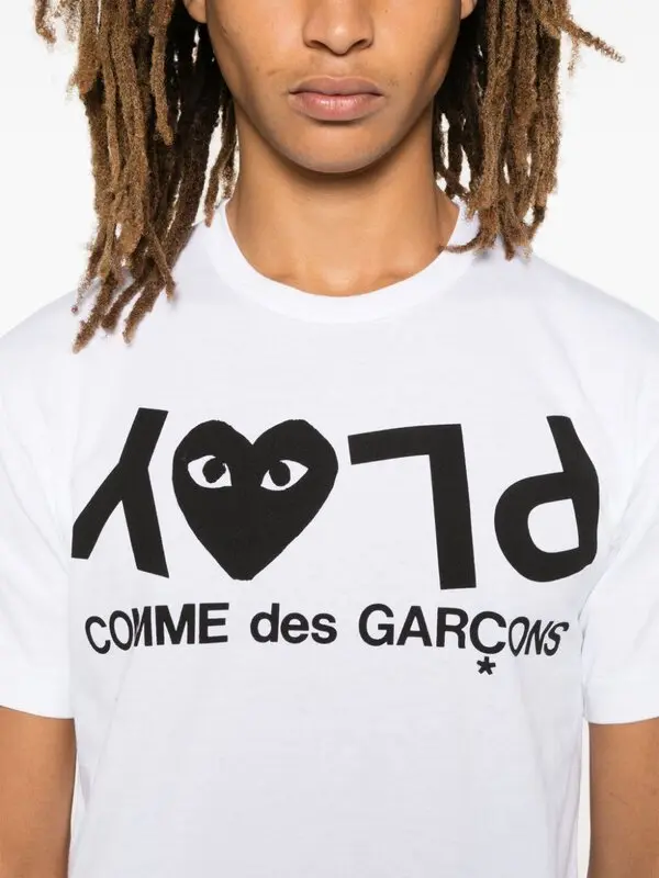 Play Comme Des Garcon Cotton T-shirt