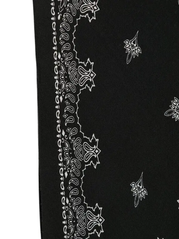 Destin Printed Bandana Foulard - Black
