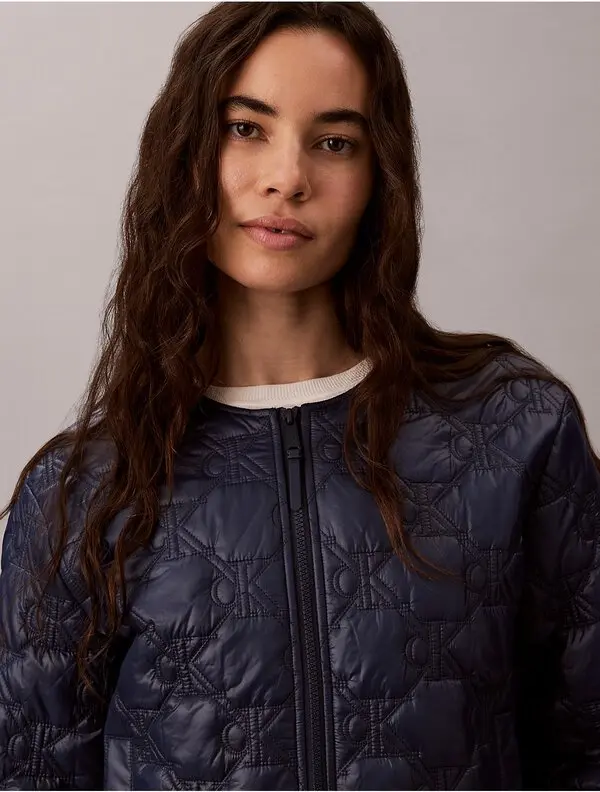 Calvin Klein Monogram Quilted Liner Jacket