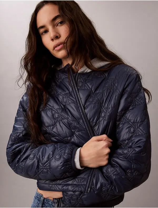 Calvin Klein Monogram Quilted Liner Jacket