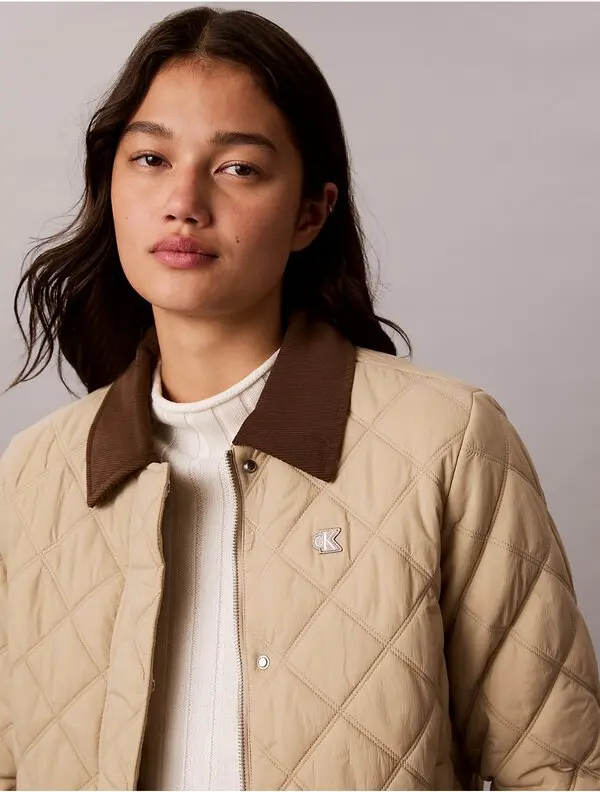 Calvin Klein Mixed Media Liner Jacket