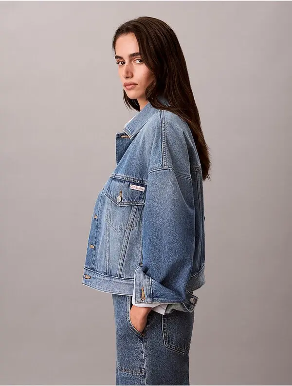 Calvin Klein Relaxed Trucker Denim Jacket
