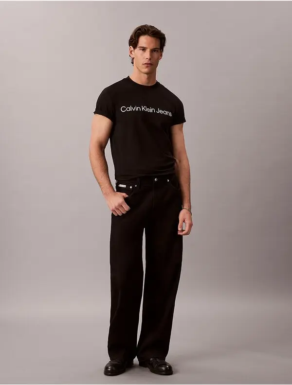 Calvin Klein Slim Stretch Tee - Black