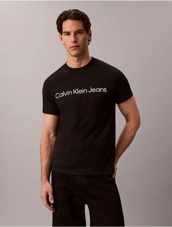 Calvin Klein Slim Stretch Tee - Black