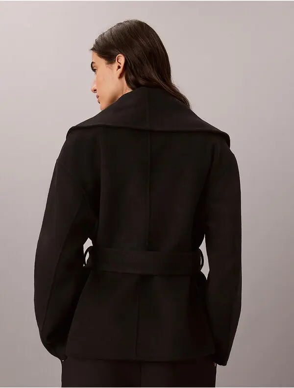 Calvin Klein Shawl Hip Coat