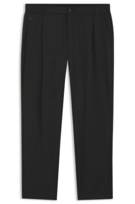 BOSS Relaxed-fit Pants With Front Pleats
