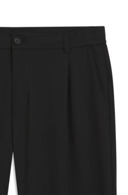 BOSS Relaxed-fit Pants With Front Pleats