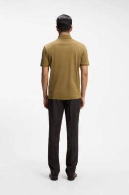BOSS Mercerized-cotton Polo Shirt