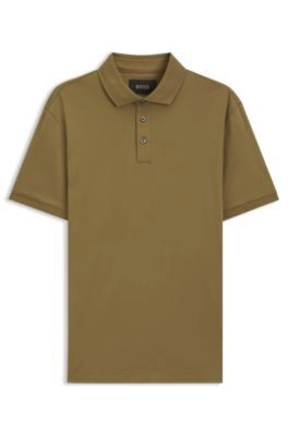 BOSS Mercerized-cotton Polo Shirt