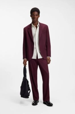 Hugo Relaxed-fit Shirt In Brushed Cotton Flannel