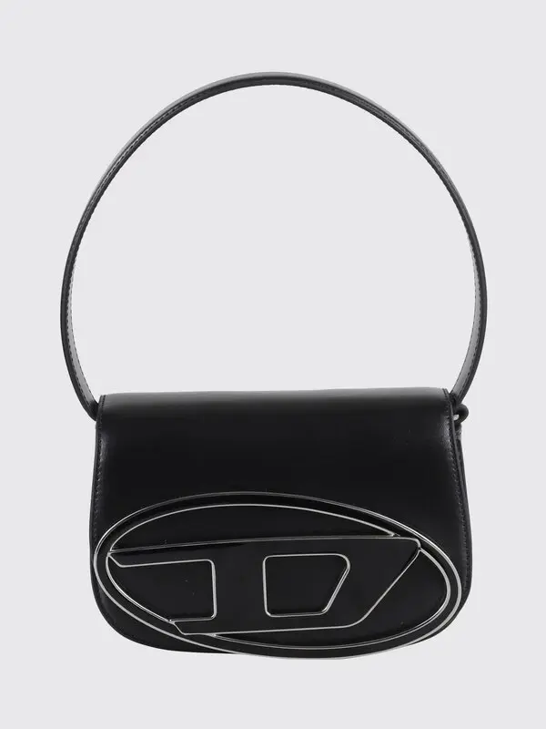 DIESEL® Leather 1dr Mini Bag - Black