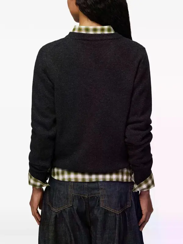 GANNI Jumper With Forest Teddy