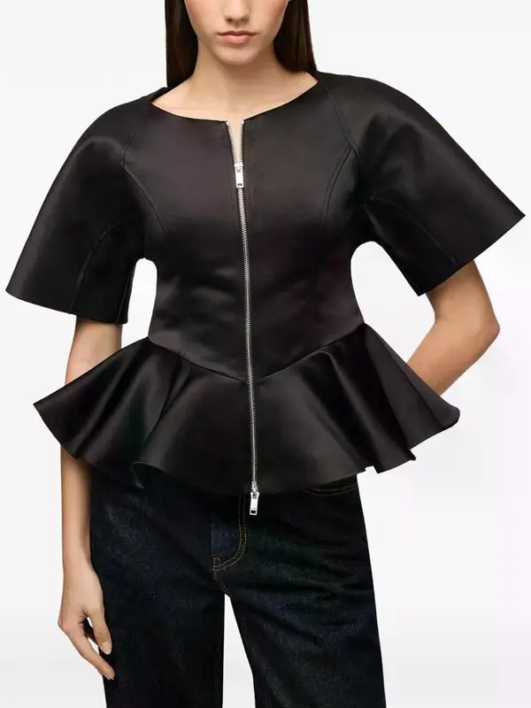 GANNI Blouse In Satin
