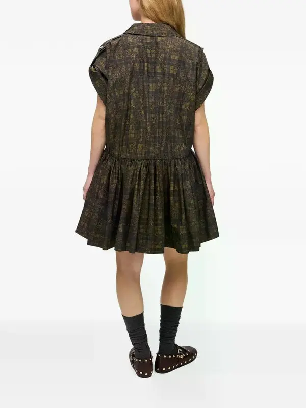 GANNI Dress In Printed Cotton