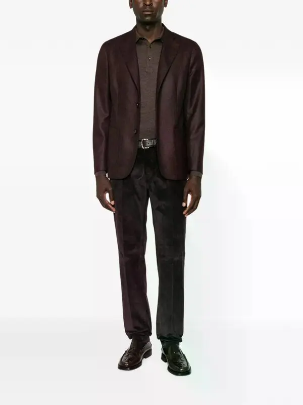 BARBA NAPOLI Single-breasted Notch-lapel Jacket