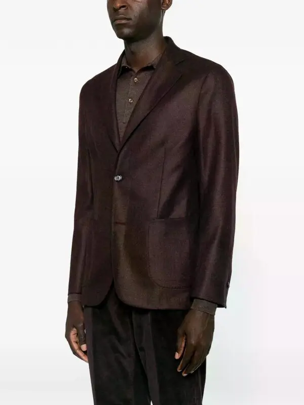 BARBA NAPOLI Single-breasted Notch-lapel Jacket