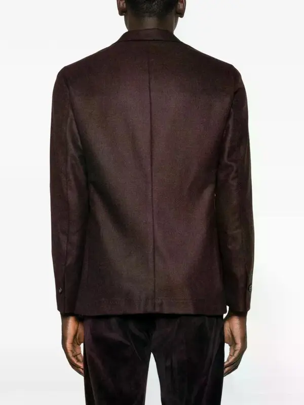 BARBA NAPOLI Single-breasted Notch-lapel Jacket