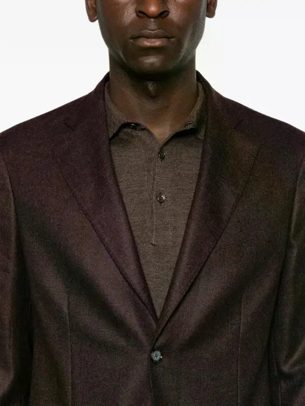 BARBA NAPOLI Single-breasted Notch-lapel Jacket