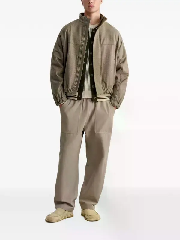 Maison Kitsuné Drawstring-waist Trousers