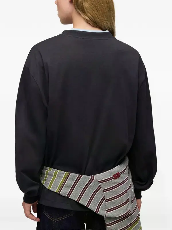 GANNI Floral Long Sleeve T-shirt