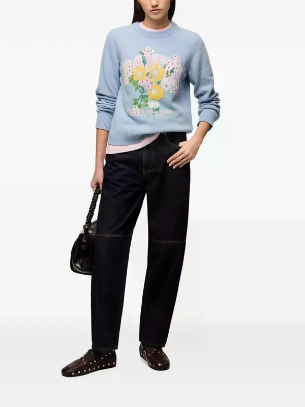 GANNI Jumper With Flowers