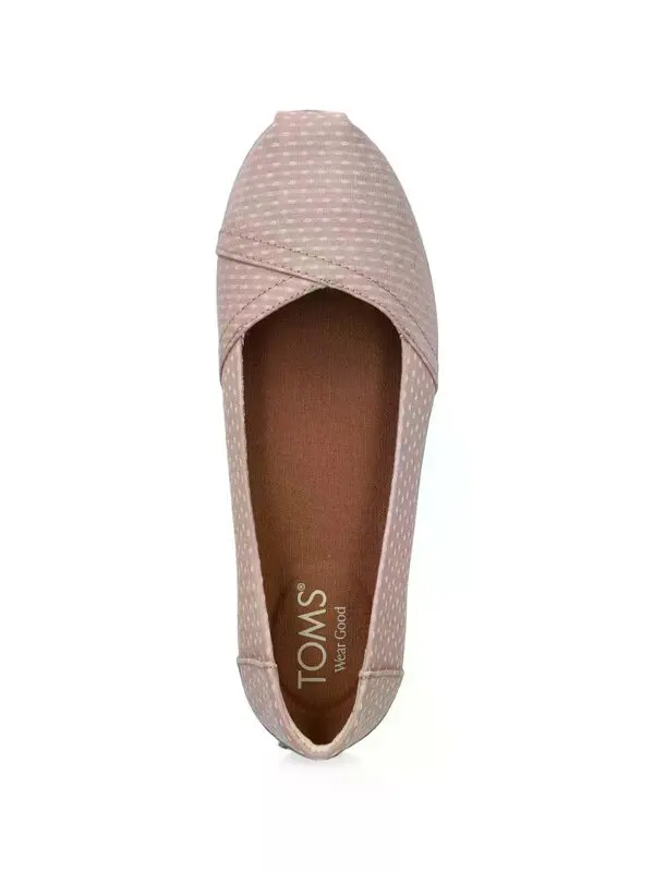 Toms Alpargata Polka-dot Slip-on Ballet Flats