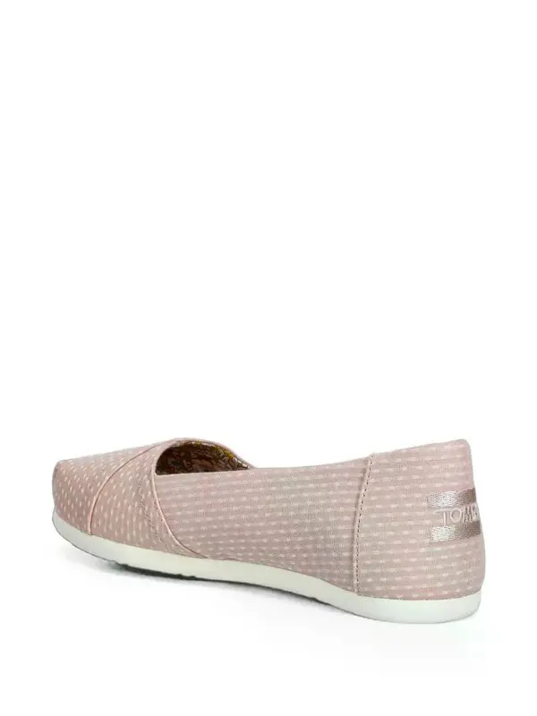 Toms Alpargata Polka-dot Slip-on Ballet Flats